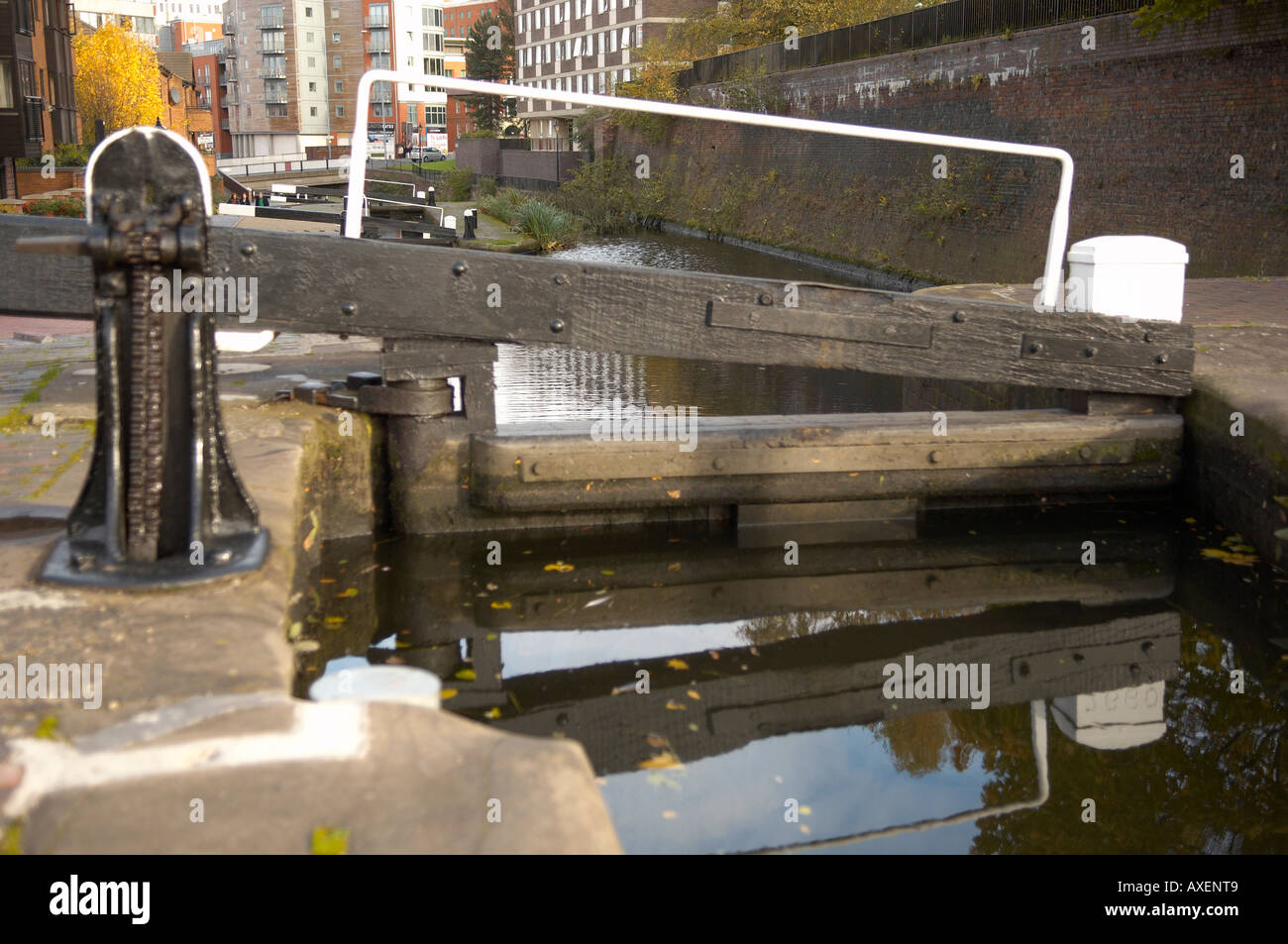 locks along the The Birmingham and Fazeley Canal, Birmingham City ...