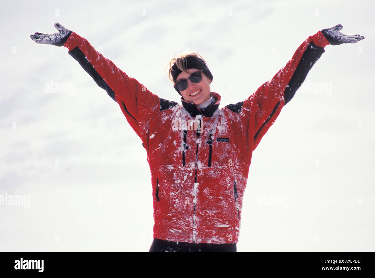 Arms upraised hi-res stock photography and images - Alamy