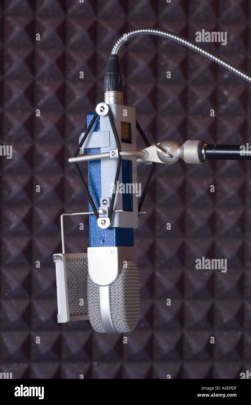 Boom microphone studio hi-res stock photography and images - Alamy