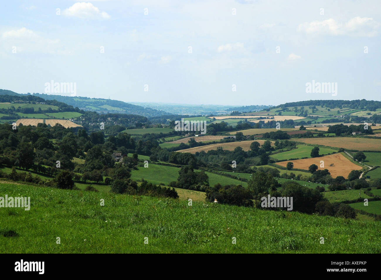 Views towards Bath Stock Photo - Alamy