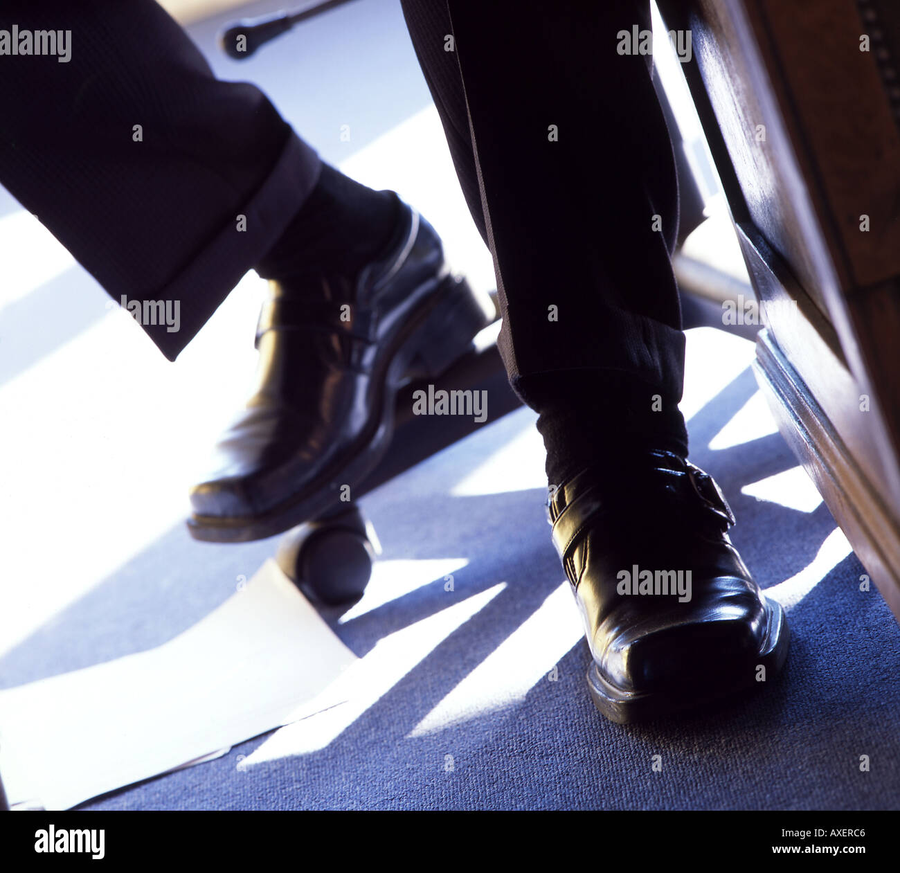 man male busnessman sit fall chair indoor interior day office desk ...