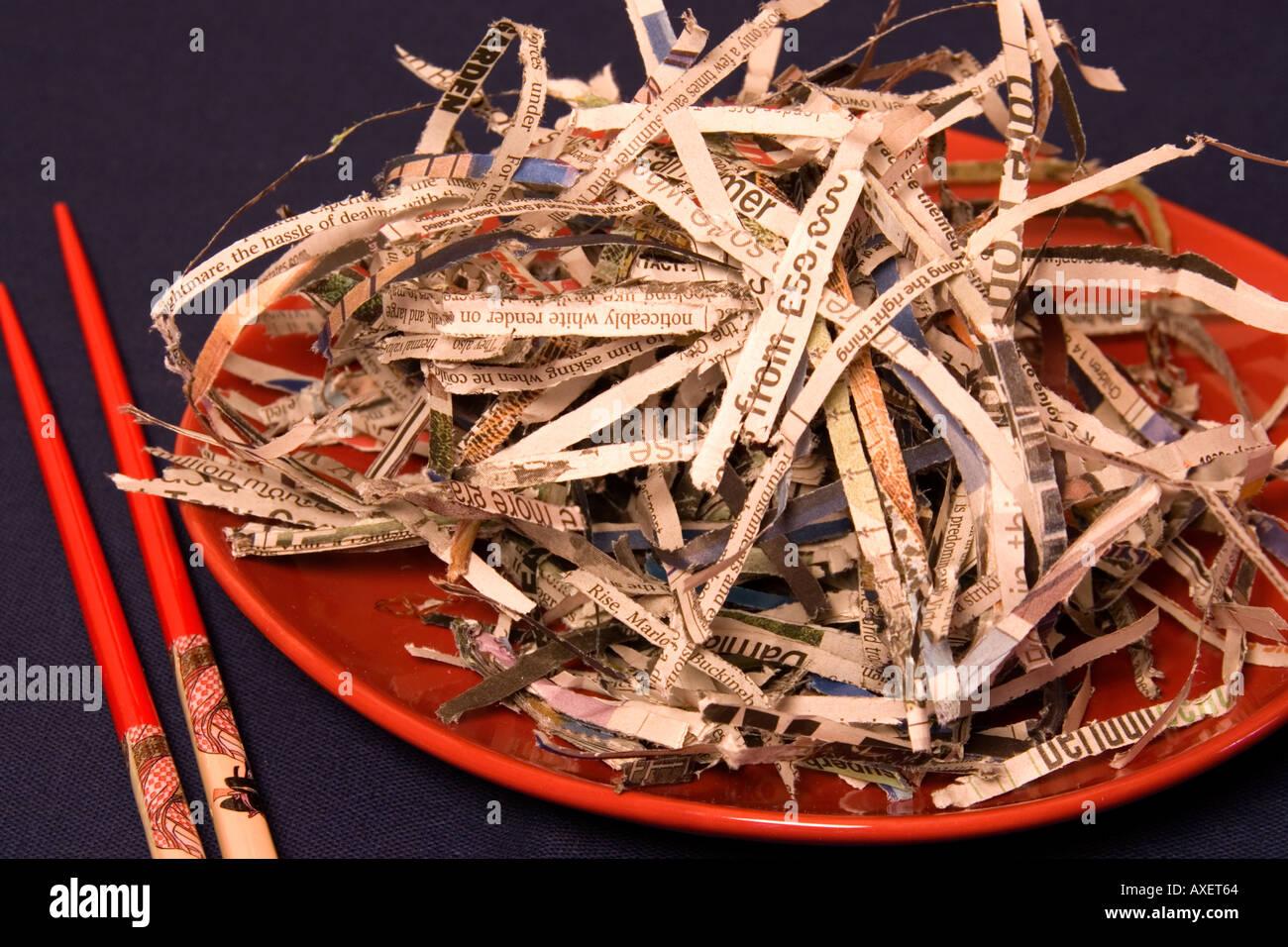 Eat your words Stock Photo - Alamy