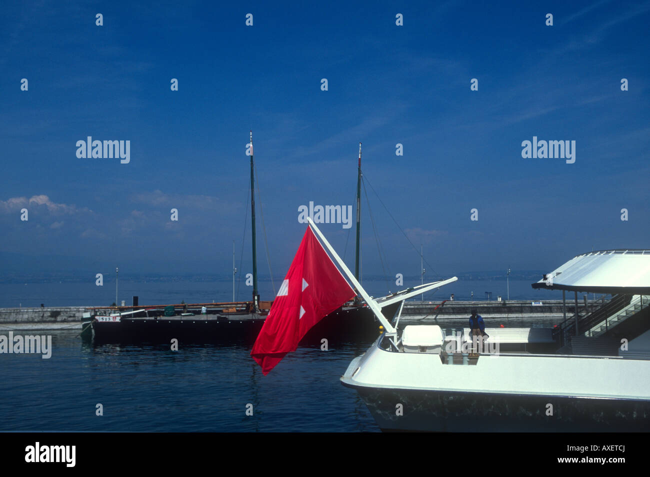 Evian harbour hi-res stock photography and images - Alamy