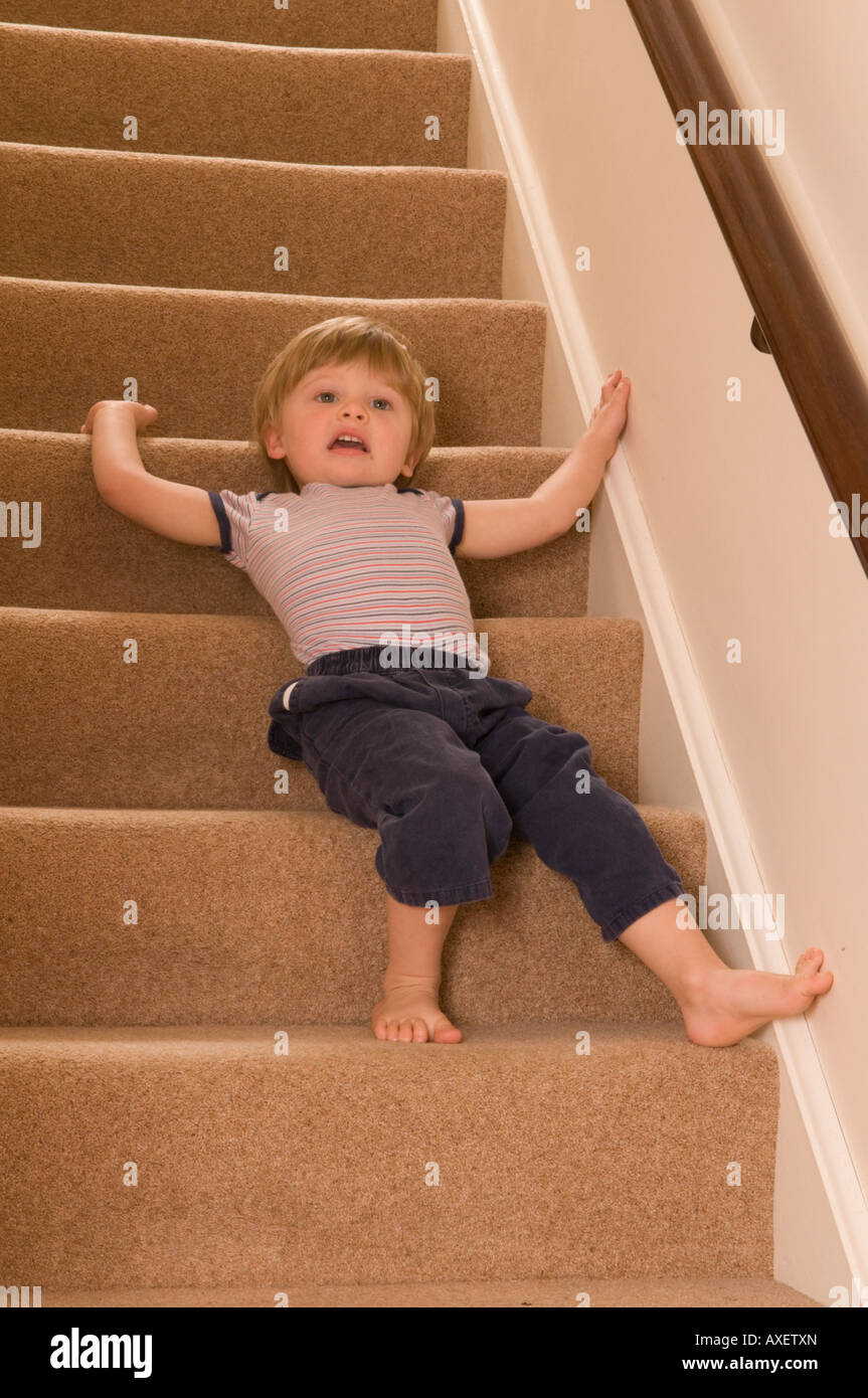 Fallen Down Stairs Stock Photos & Fallen Down Stairs Stock Images - Alamy