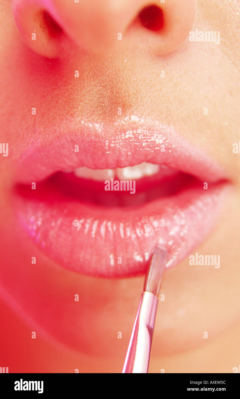 Put On Lipstick High Resolution Stock Photography and Images - Alamy