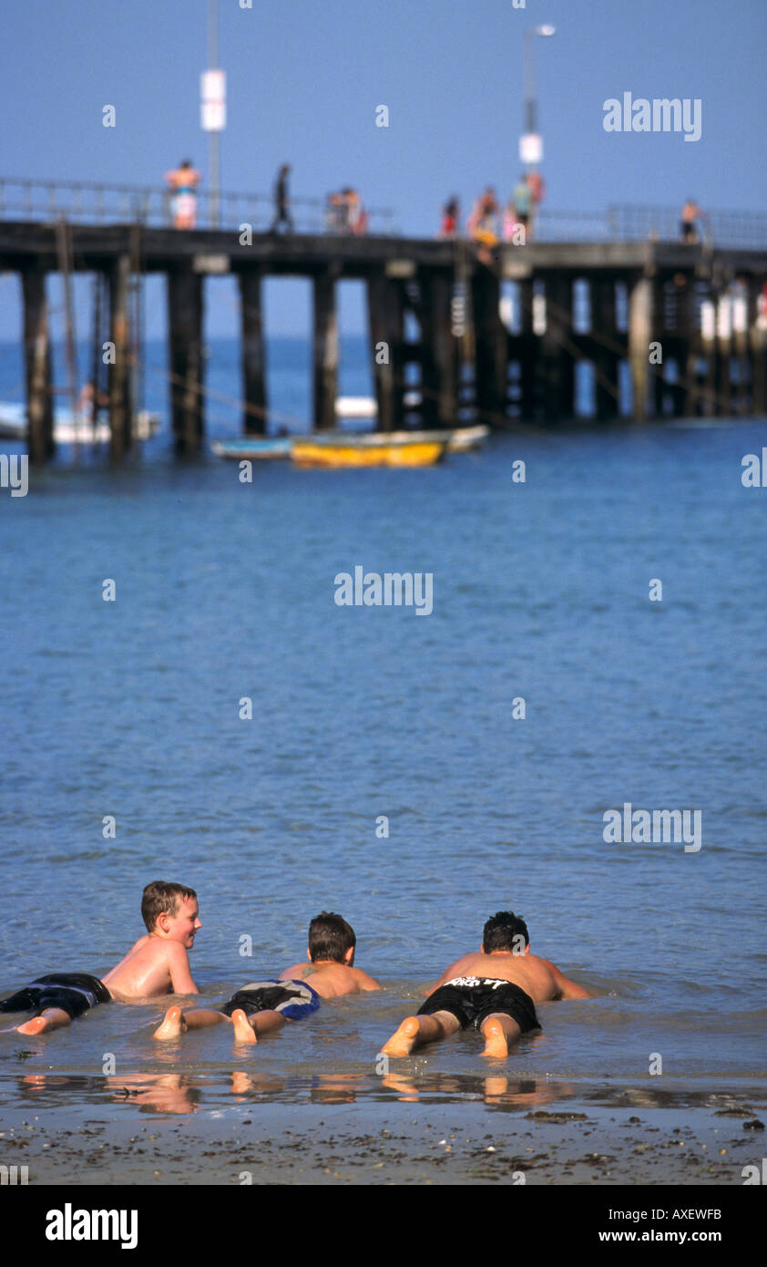 Summer fun at Flinders, Mornington Peninsula, Western Port, , Victoria ...