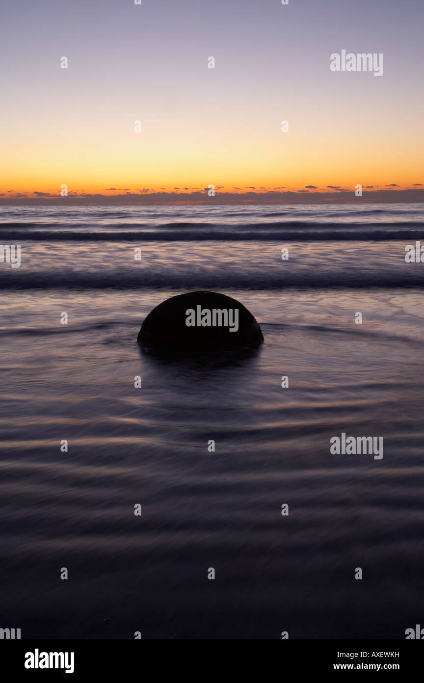 Sunrise Moeraki Boulders North Otago South Island New Zealand Stock ...