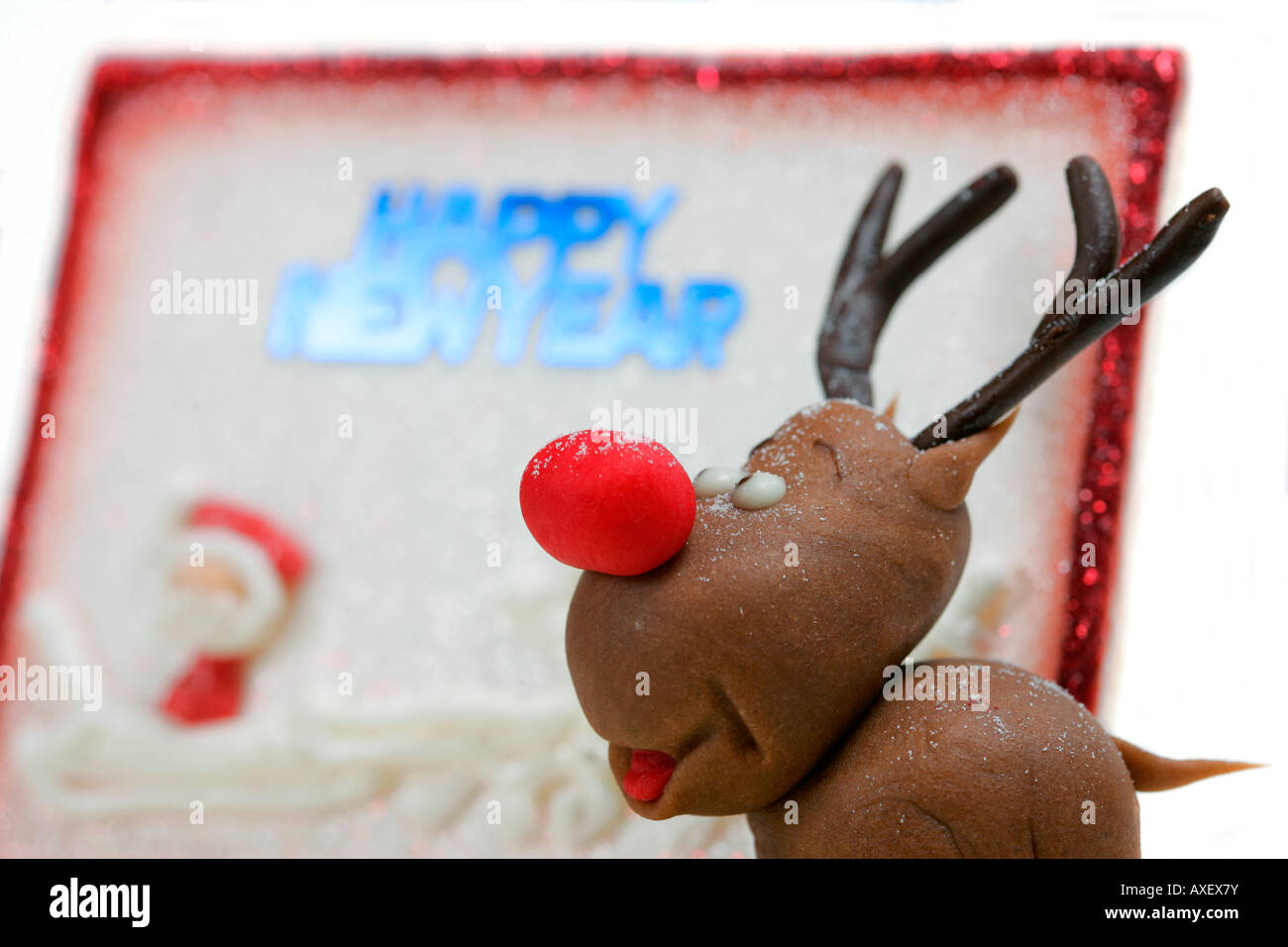 Rudolph red nosed reindeer cartoon hi-res stock photography and images ...