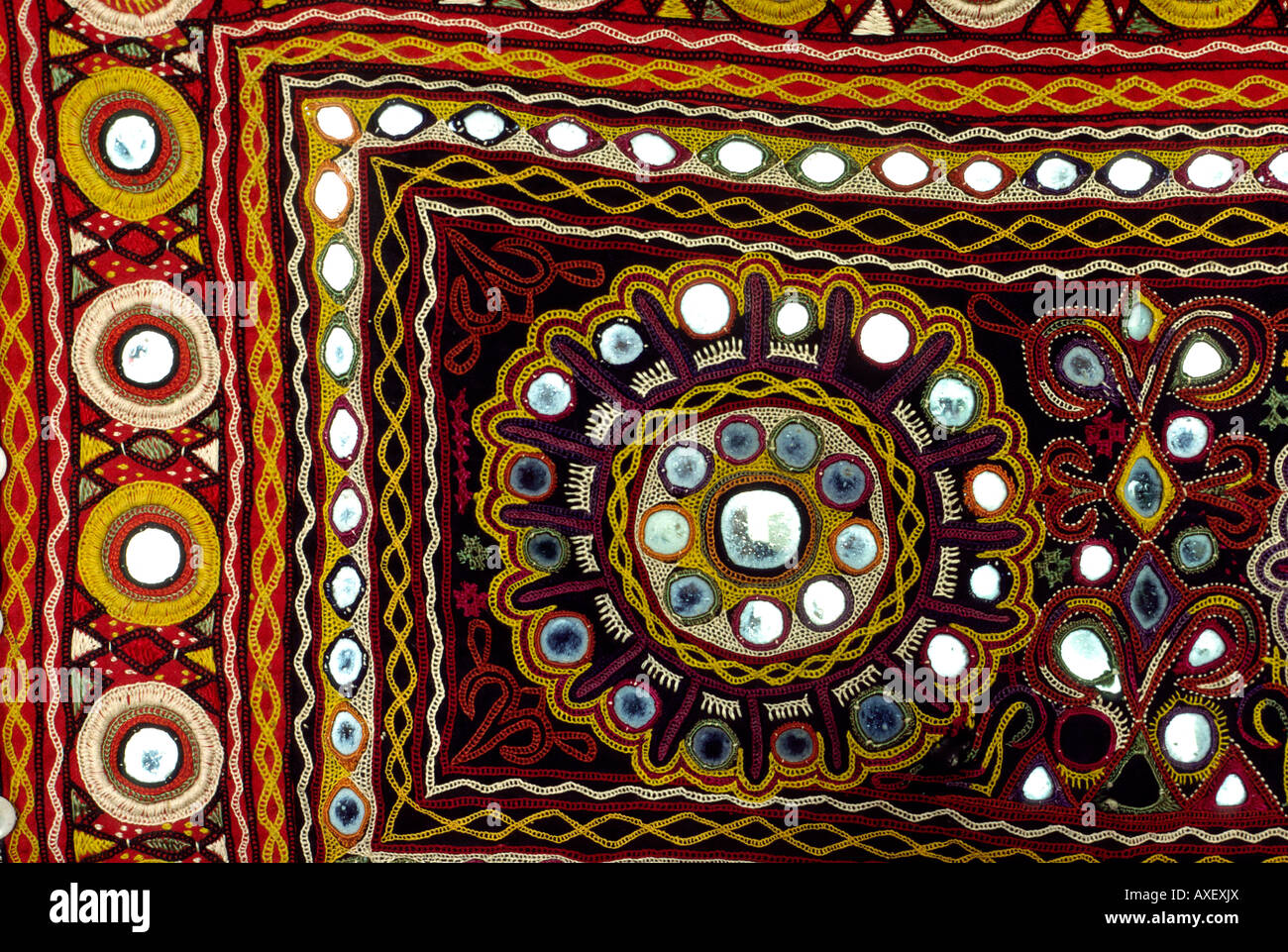 India rajasthan embroidered shisha mirror hi-res stock photography and ...