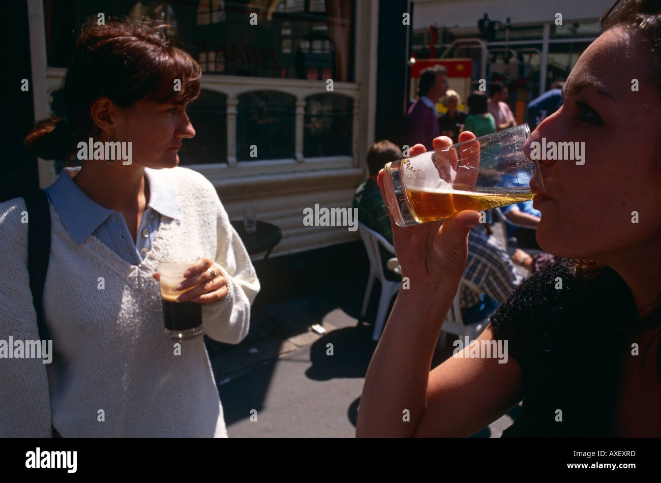 Drunk girls british hi-res stock photography and images - Alamy
