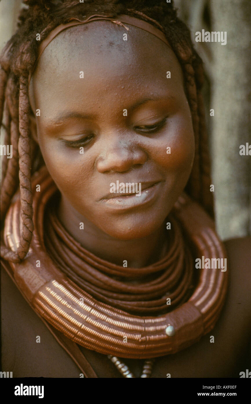 Africa Namibia Himba women in traditional dress Stock Photo - Alamy