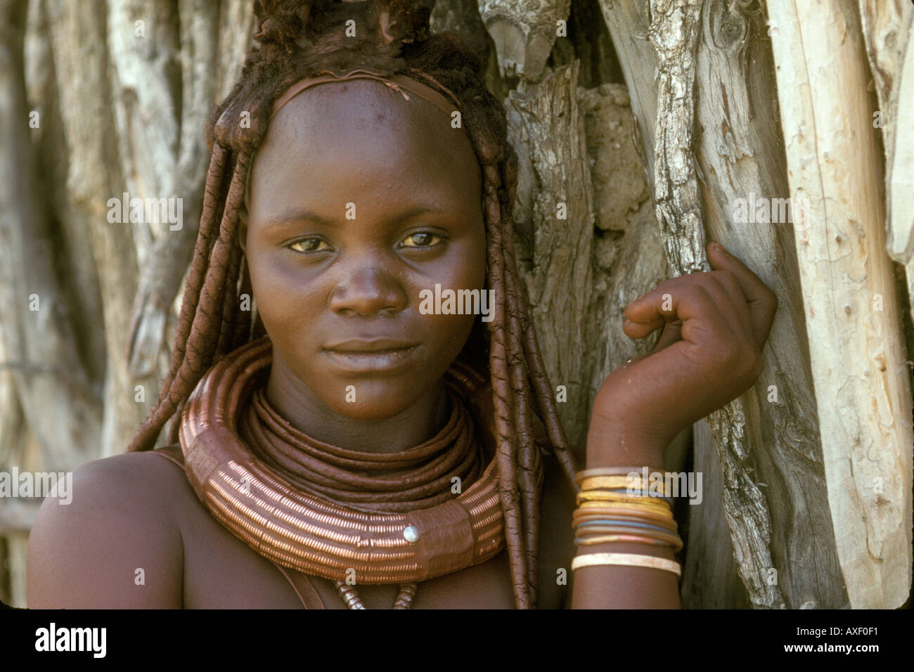 Africa Namibia Himba women in traditional dress Stock Photo - Alamy