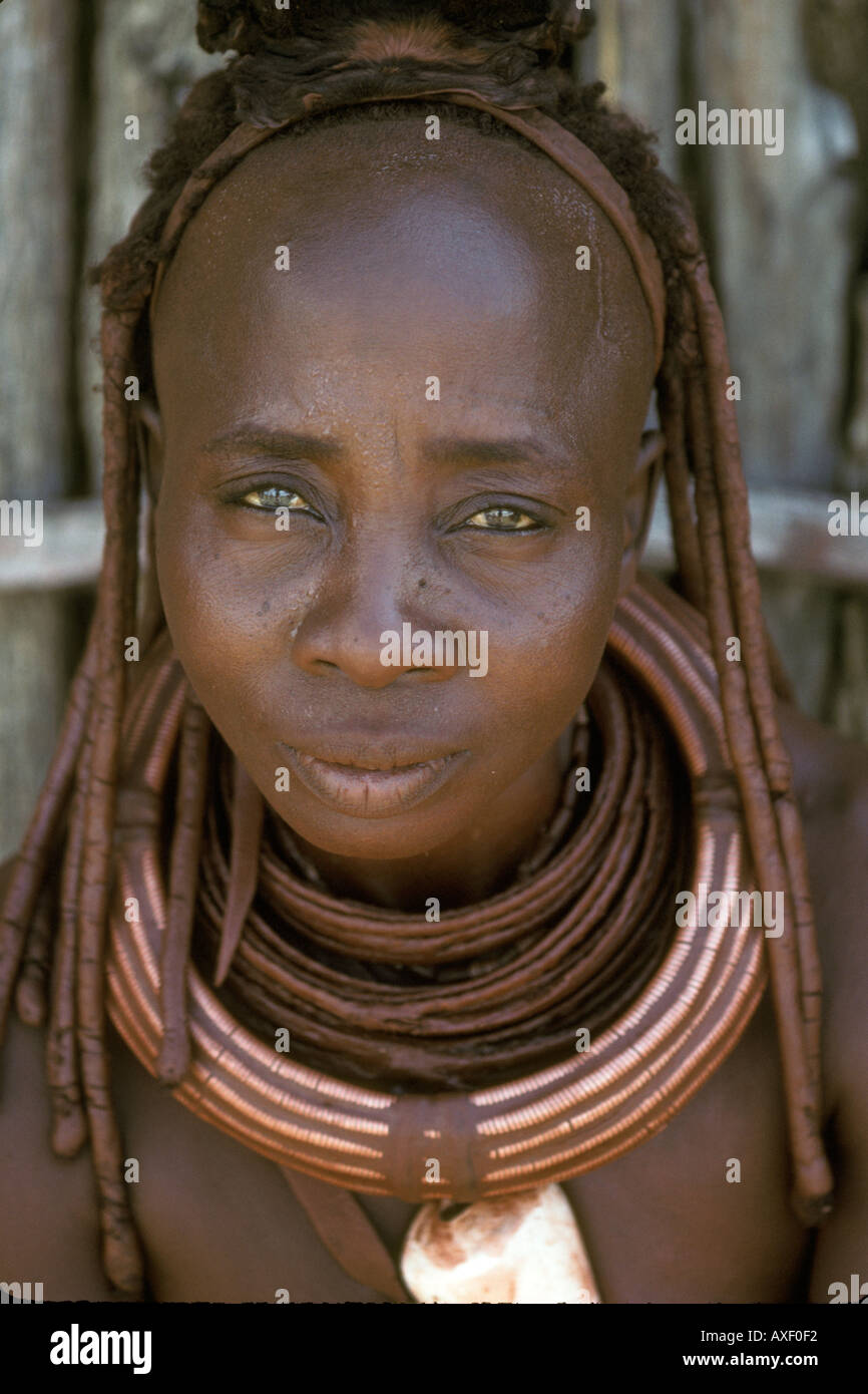 Africa Namibia Himba women in traditional dress Stock Photo - Alamy