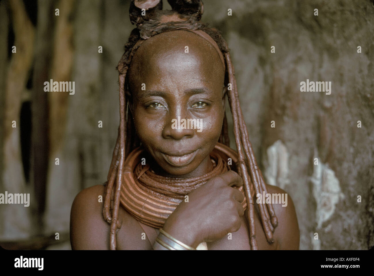 Africa Namibia Himba women in traditional dress Stock Photo - Alamy