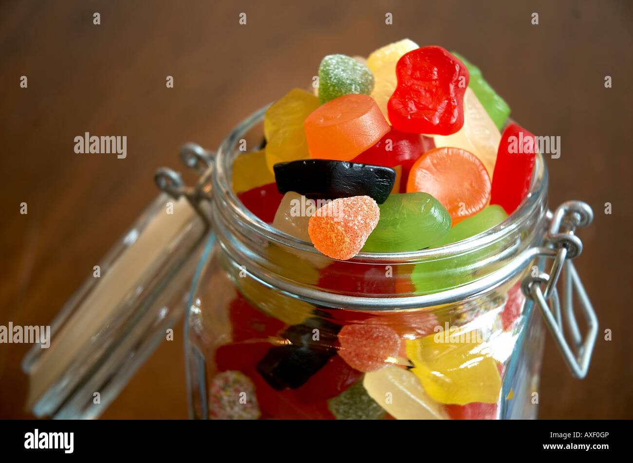 a pot too much filled with candy Stock Photo - Alamy