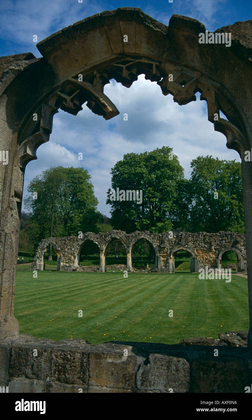 Hailes Abbey, near Winchcombe, the Cotswolds, Gloucestershire, England ...