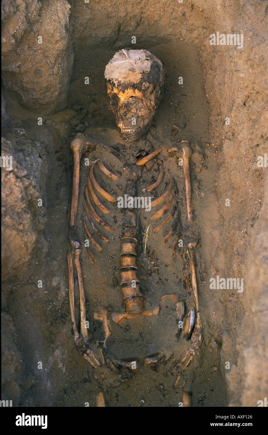 Africa Egypt Mummies discovered at Dakhla Oasis Stock Photo - Alamy