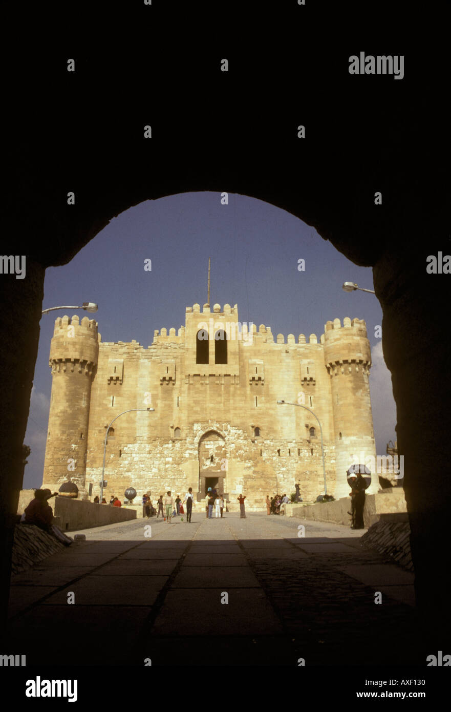 Africa Egypt Alexandria Fort Stock Photo - Alamy