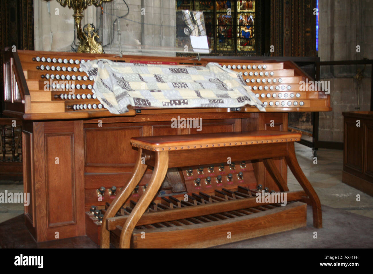 Organ toolkit close up Full Orchestra in one instrument Stock Photo - Alamy