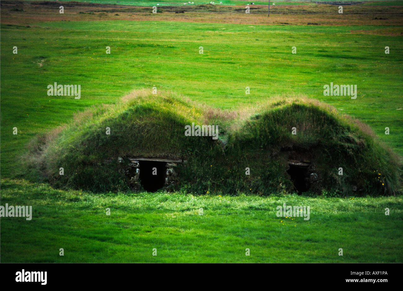 Iceland house turfhouse hi-res stock photography and images - Alamy