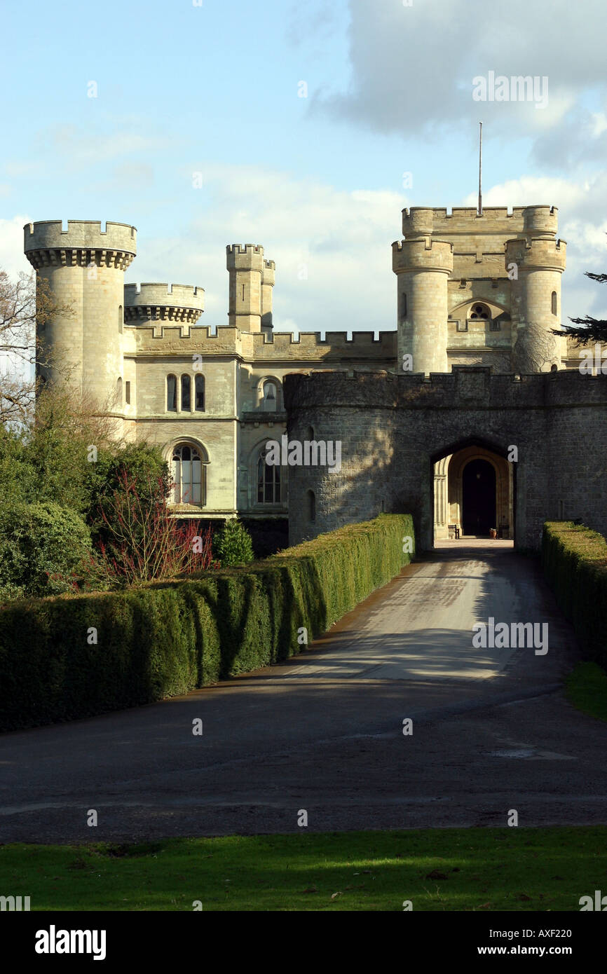 eastnor castle near ledbury Stock Photo - Alamy