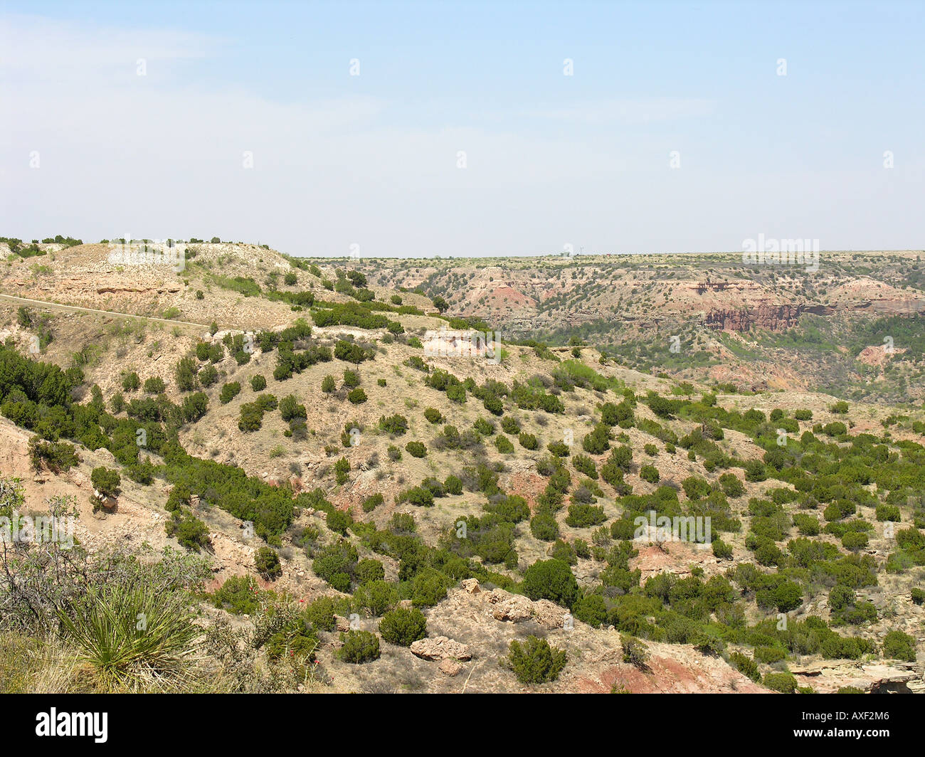 Texas USA Palo Duran canyon in Amarillo Stock Photo - Alamy