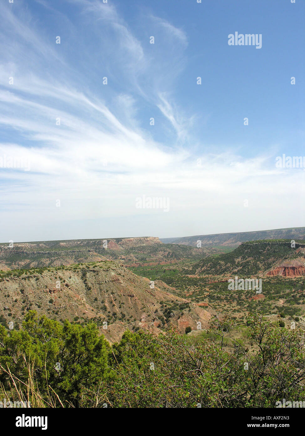 Texas USA Palo Duran canyon in Amarillo Stock Photo - Alamy