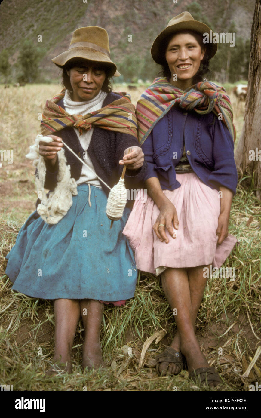 Americas Peru Urumbamba Valley Urumbamba Vally Women farmers Stock ...
