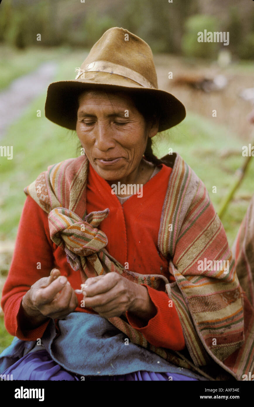 Americas Peru Urumbamba Valley Urumbamba Vally Women farmers Stock ...