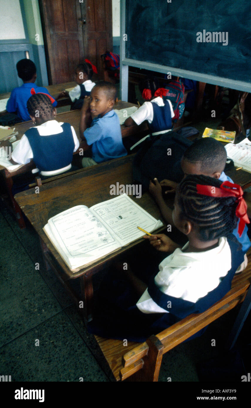 Caribbean school desks hi-res stock photography and images - Alamy