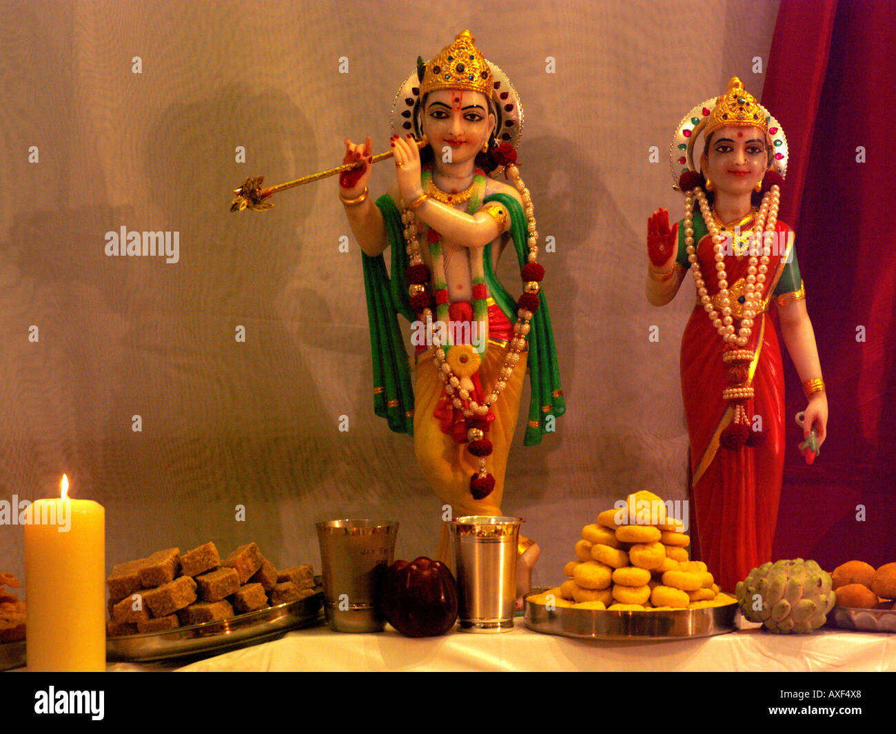 Shree Swaminarayan Temple Streatham London England Krishna and Radha ...