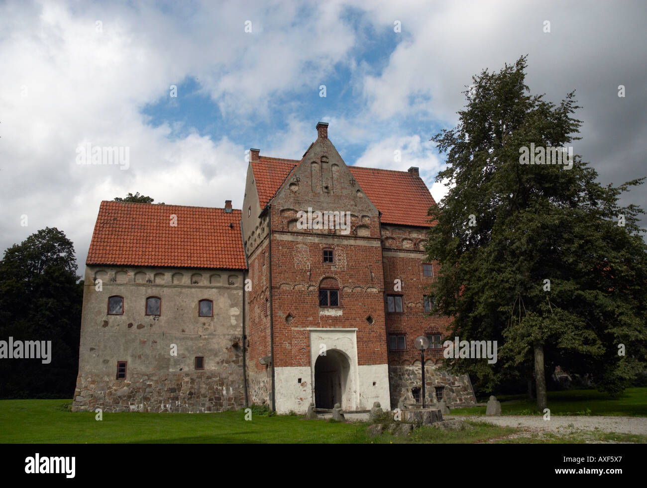 Borgeby castle in Sweden Stock Photo - Alamy