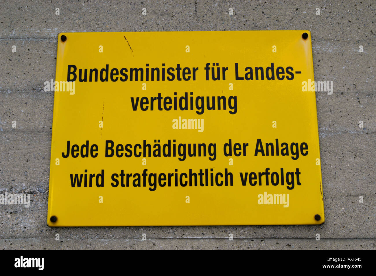 sign Federal Ministry Stock Photo - Alamy