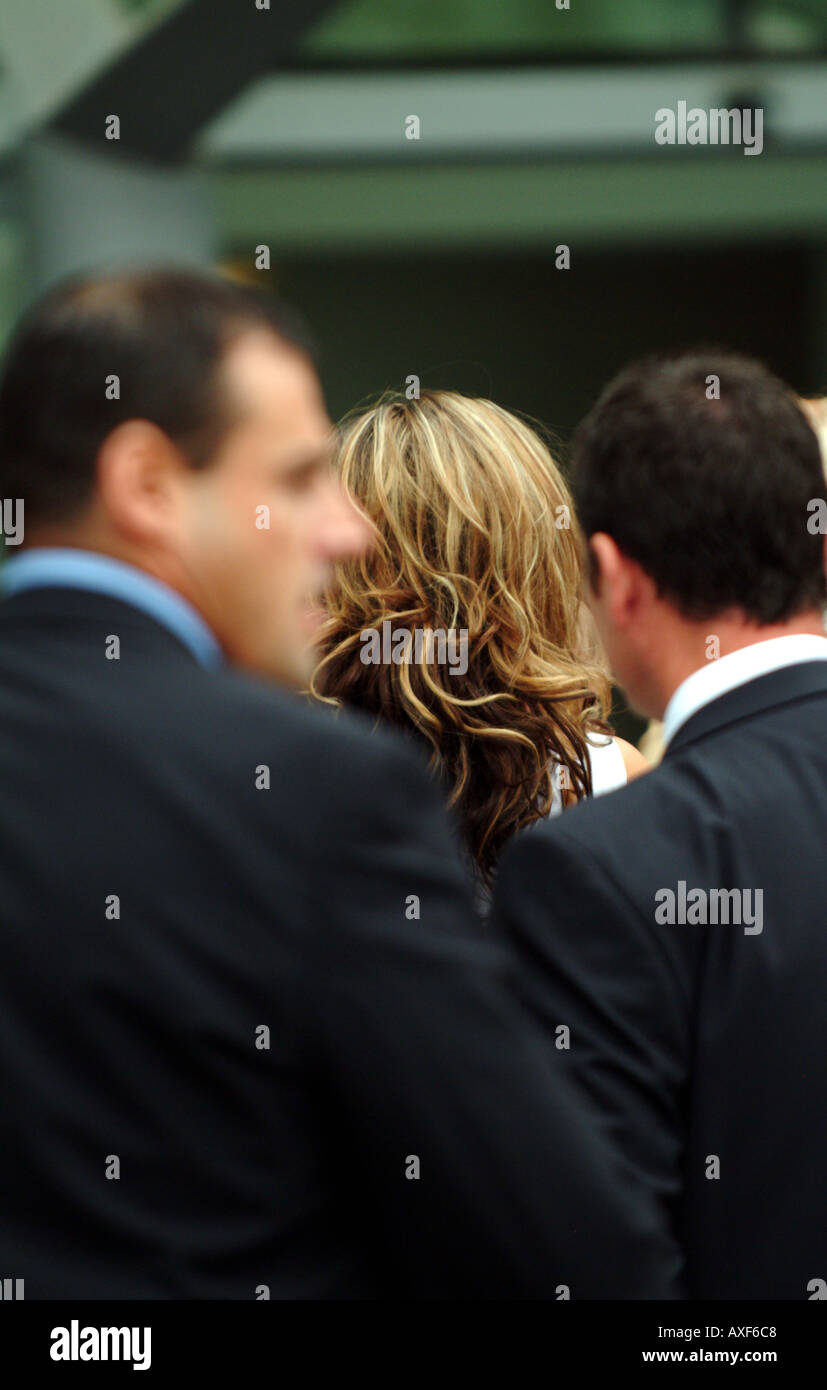 Bodyguards rear view hi-res stock photography and images - Alamy
