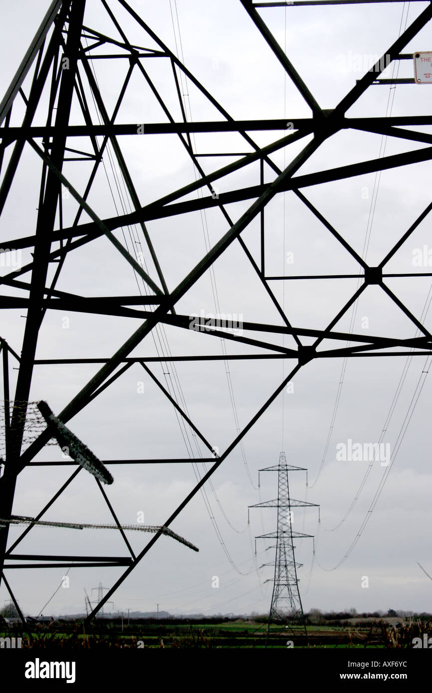 000 Volt Electric Pylon High Resolution Stock Photography and Images ...