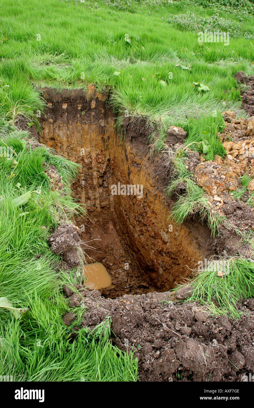 Percolation test hole hi-res stock photography and images - Alamy
