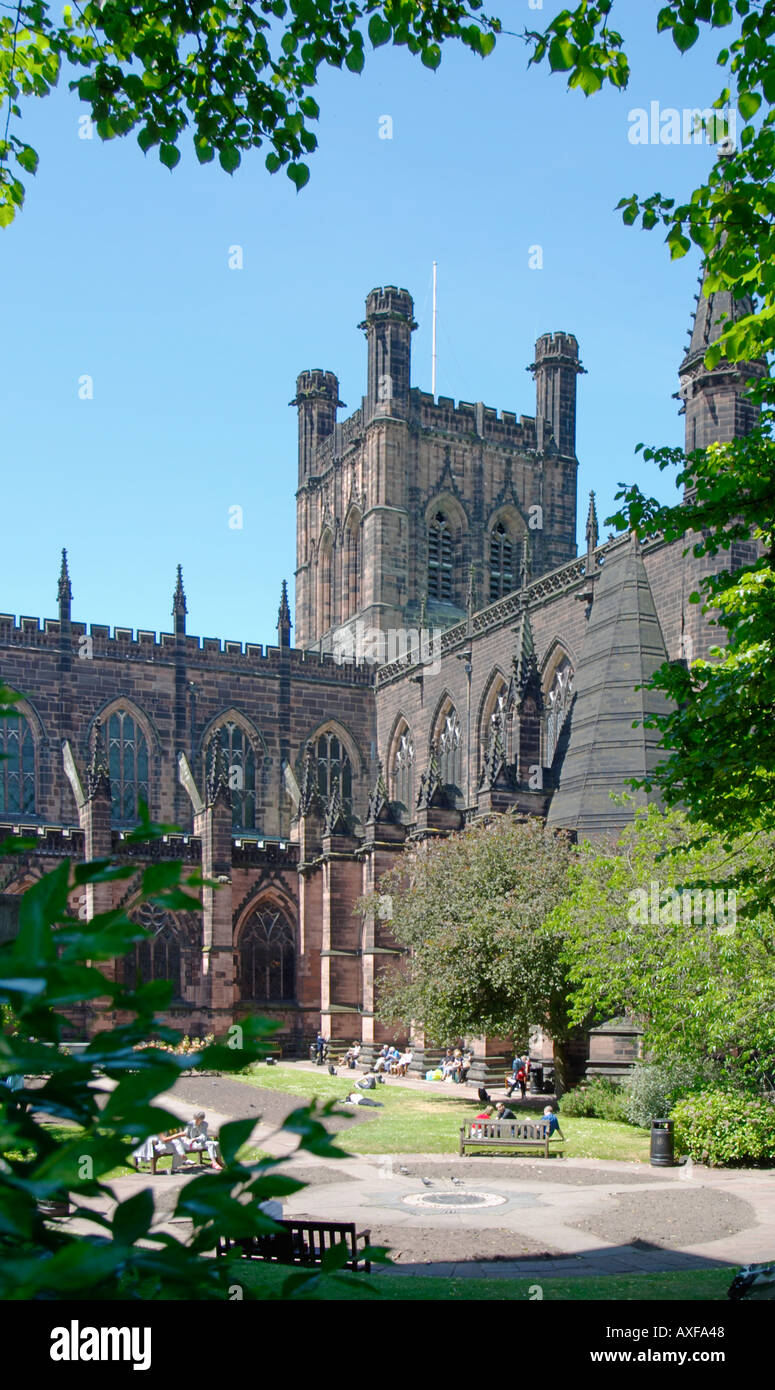 Chester Cathedral Cheshire UK Stock Photo - Alamy