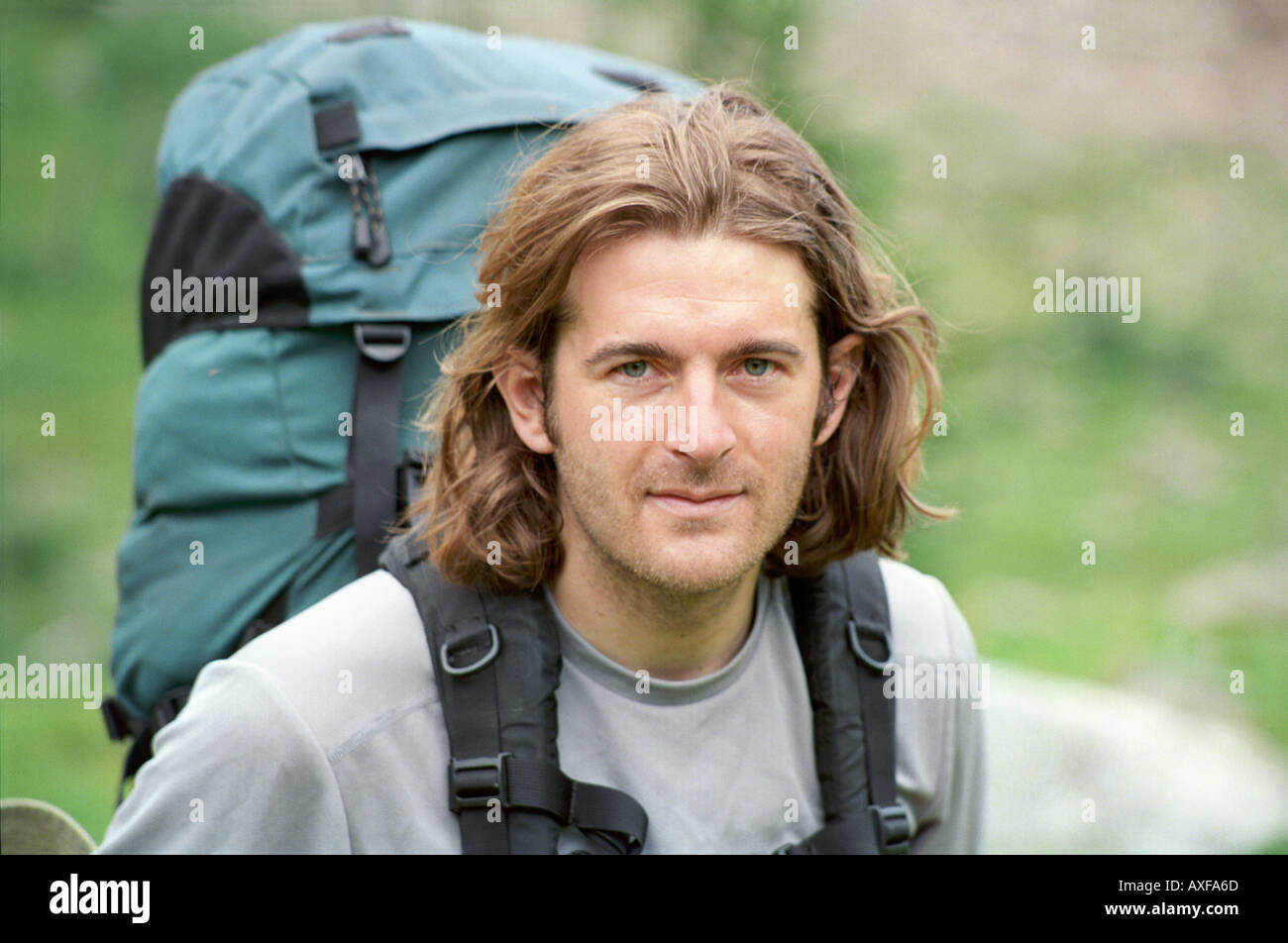 Portrait of a Hiker Stock Photo - Alamy
