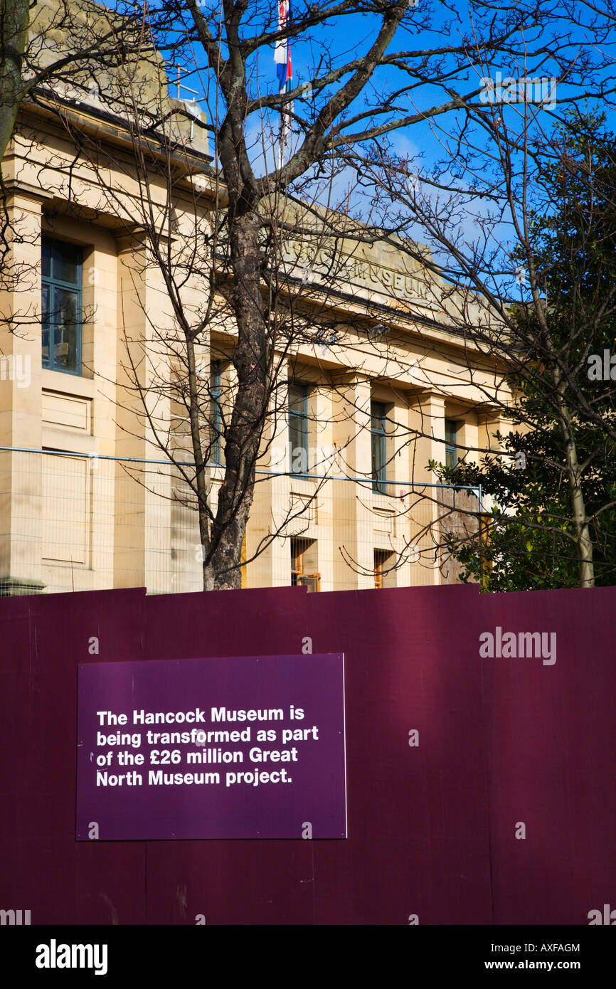 Hancock Museum Renovation Newcastle Upon Tyne England Stock Photo - Alamy