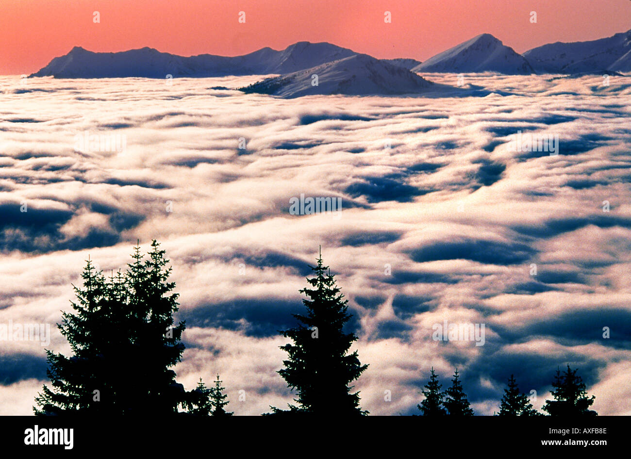 SEA OF CLOUDS Stock Photo - Alamy