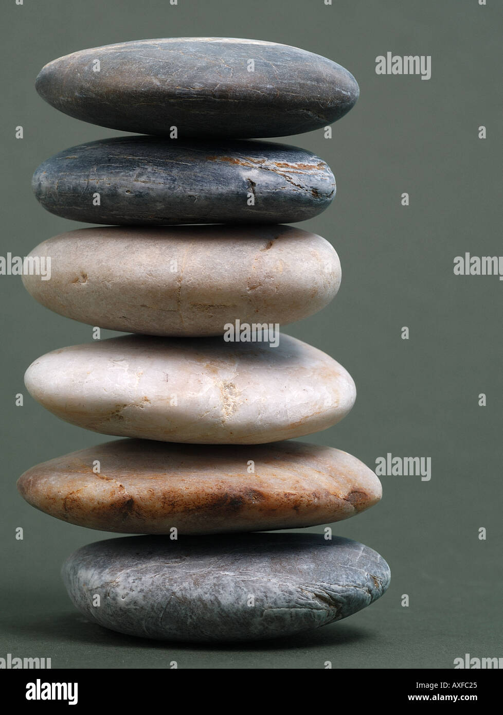 Stones balanced as a stack Stock Photo - Alamy