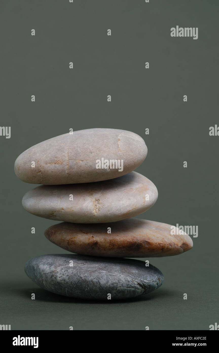 Stones balanced as a stack Stock Photo - Alamy