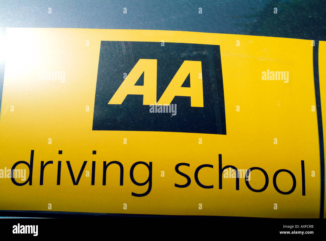 AA Driving School car London Stock Photo - Alamy