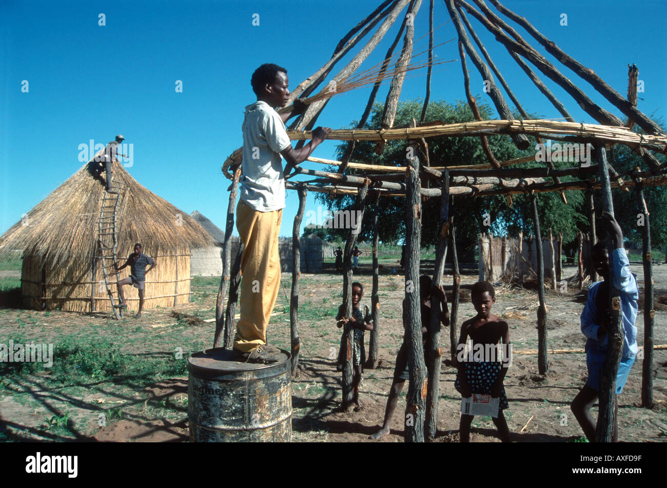 Traditional House Building Stock Photo - Alamy