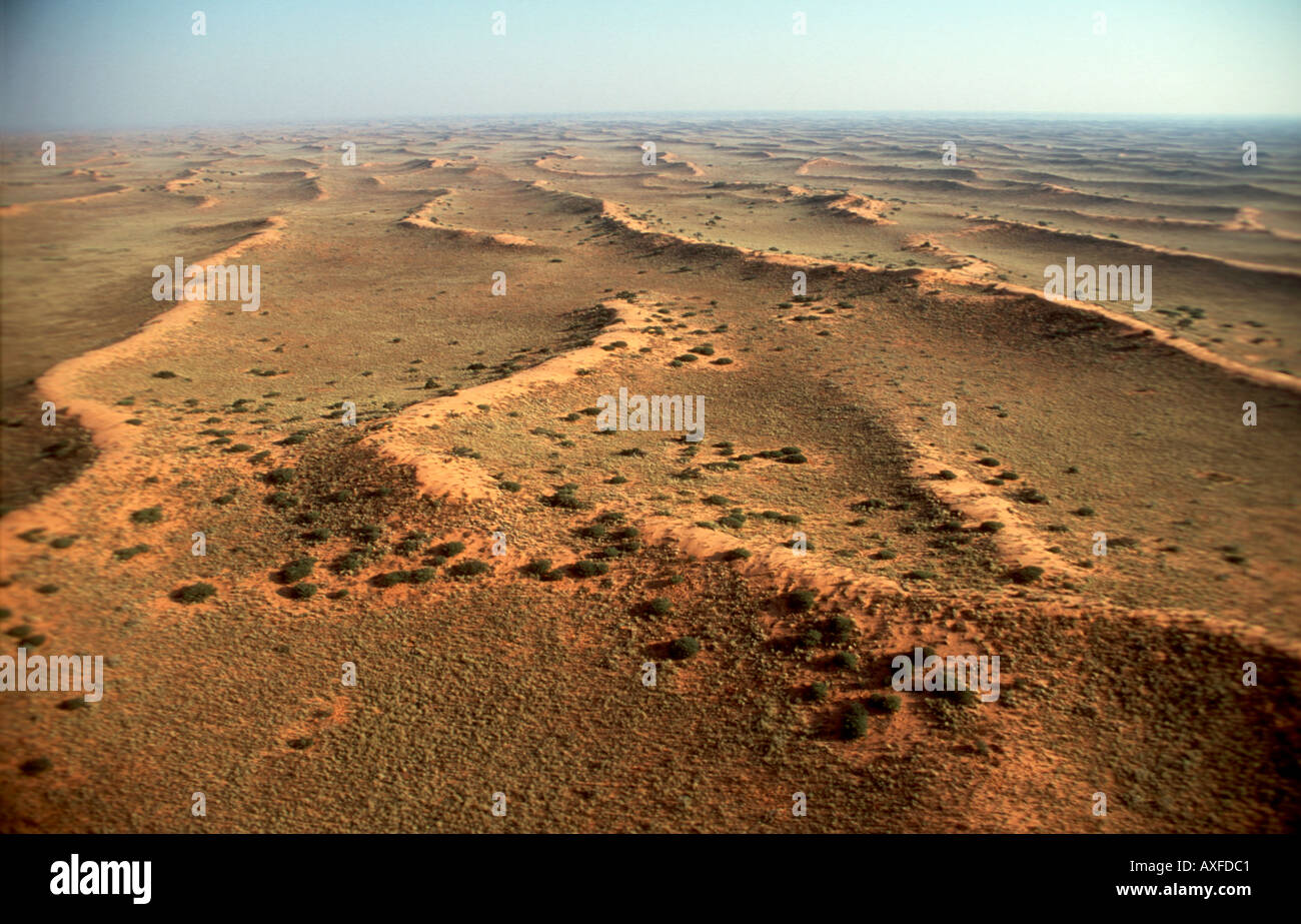 Fossil Sand dunes Kalahari desert Stock Photo - Alamy