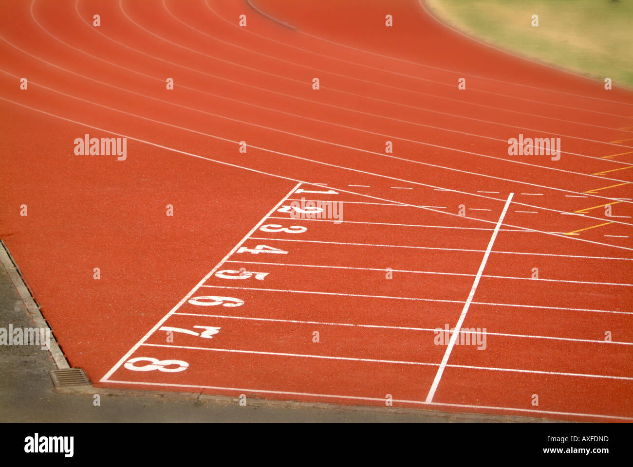 Running track in London Stock Photo - Alamy