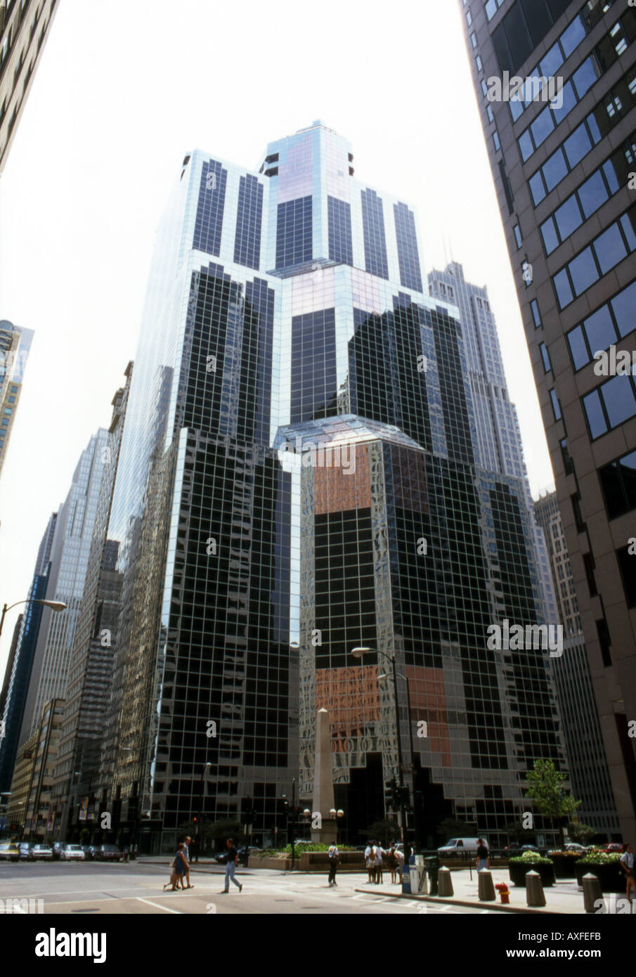 Downtown Chicago Skyscraper and buildings Stock Photo - Alamy