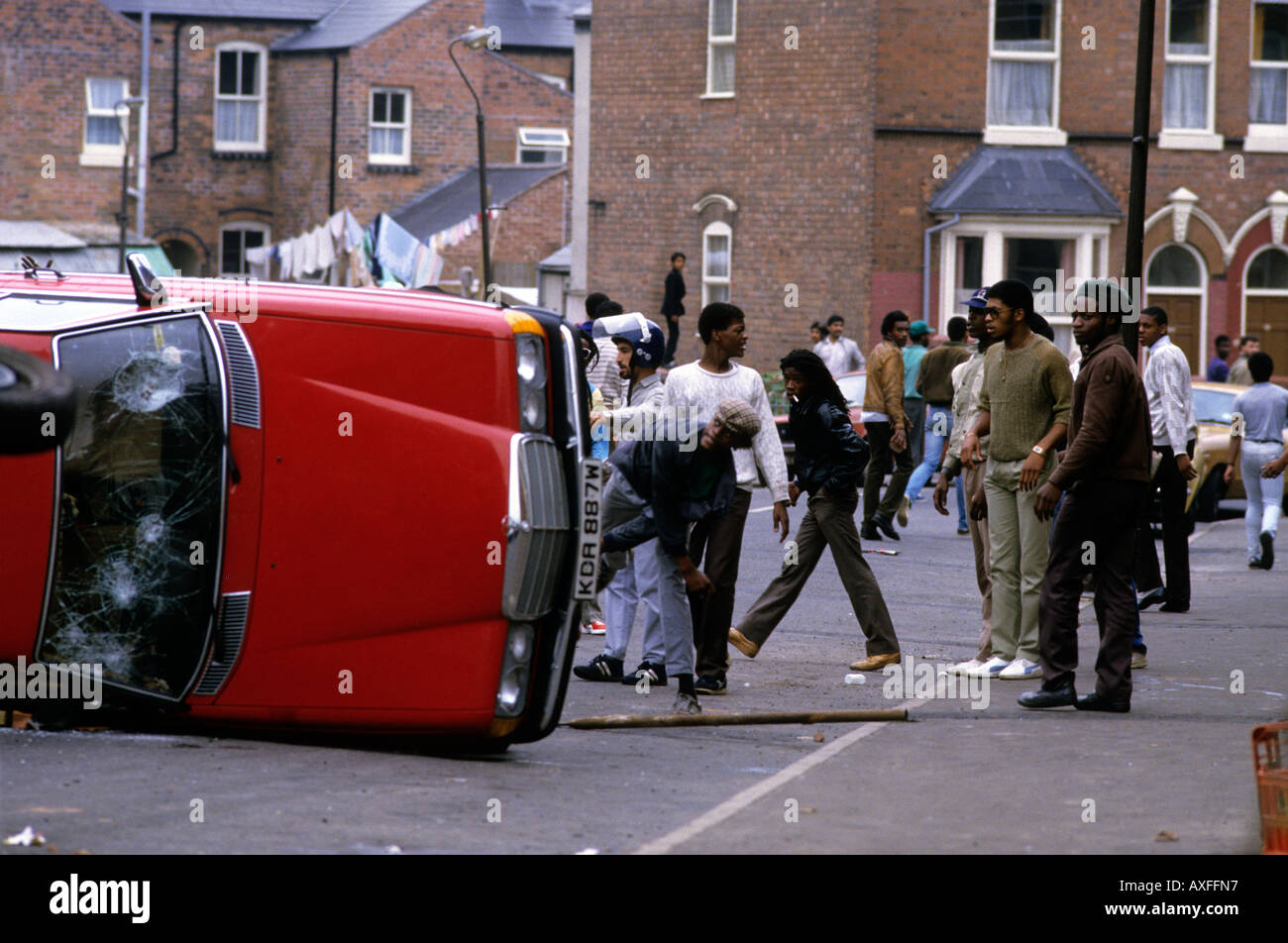 Handsworth Riots, Birmingham, England. 1985 The second Handsworth Stock ...