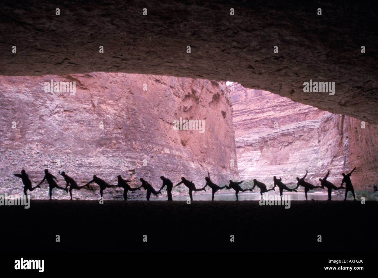 Grand Canyon Colorado River Redwall cavern Stock Photo - Alamy