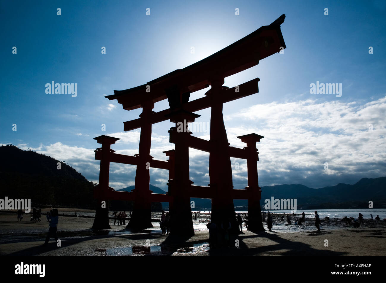 Iconic torii gate stands hi-res stock photography and images - Alamy